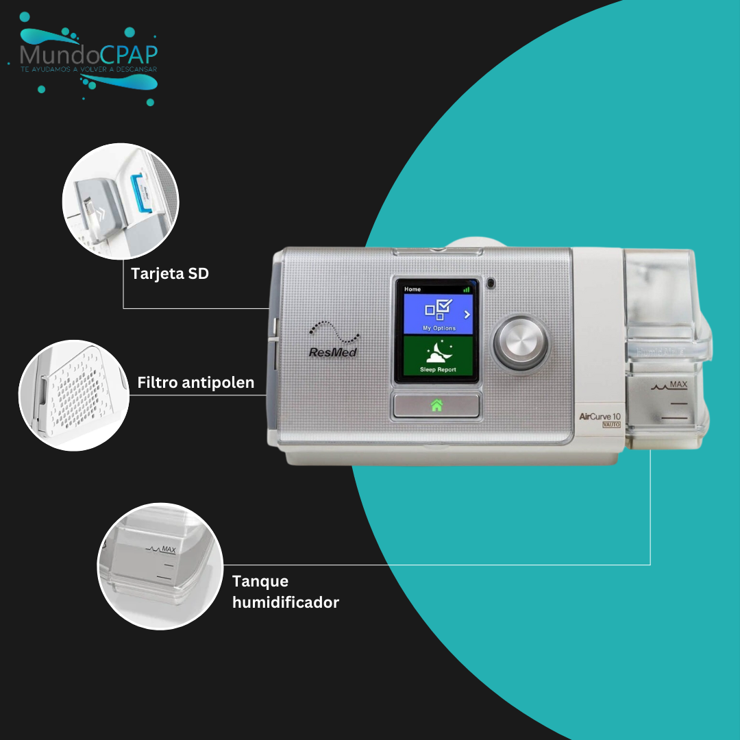 Bipap Aircurve10 VAuto - Resmed - Tienda CPAP en Chile | Equipos CPAP ...